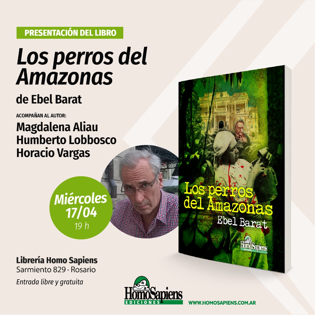 Presentación del Libro "Los perros del Amazonas" - EbelBarat